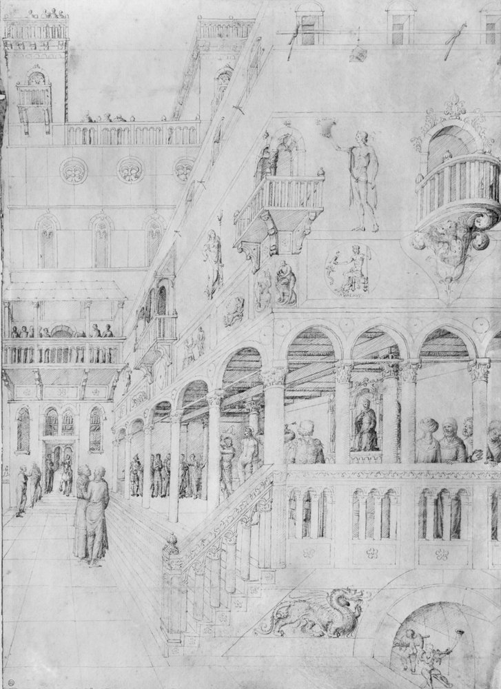 The Flagellation, from Jacopo Bellini's Album of Drawings
