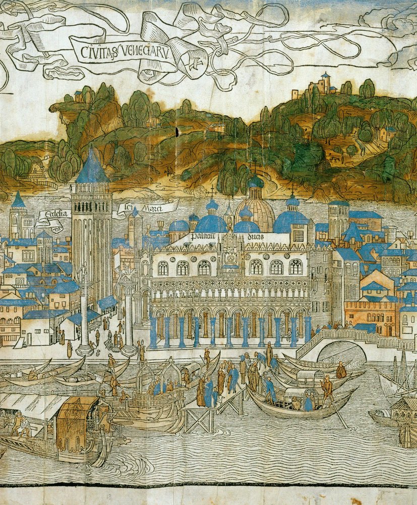Venice and the Old Campanile Before Its Destruction by Earthquake