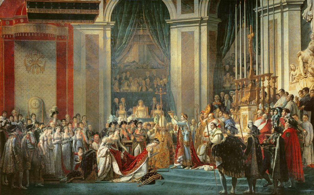 The Consecration of the Emperor Napoleon and the Coronation of the ...
