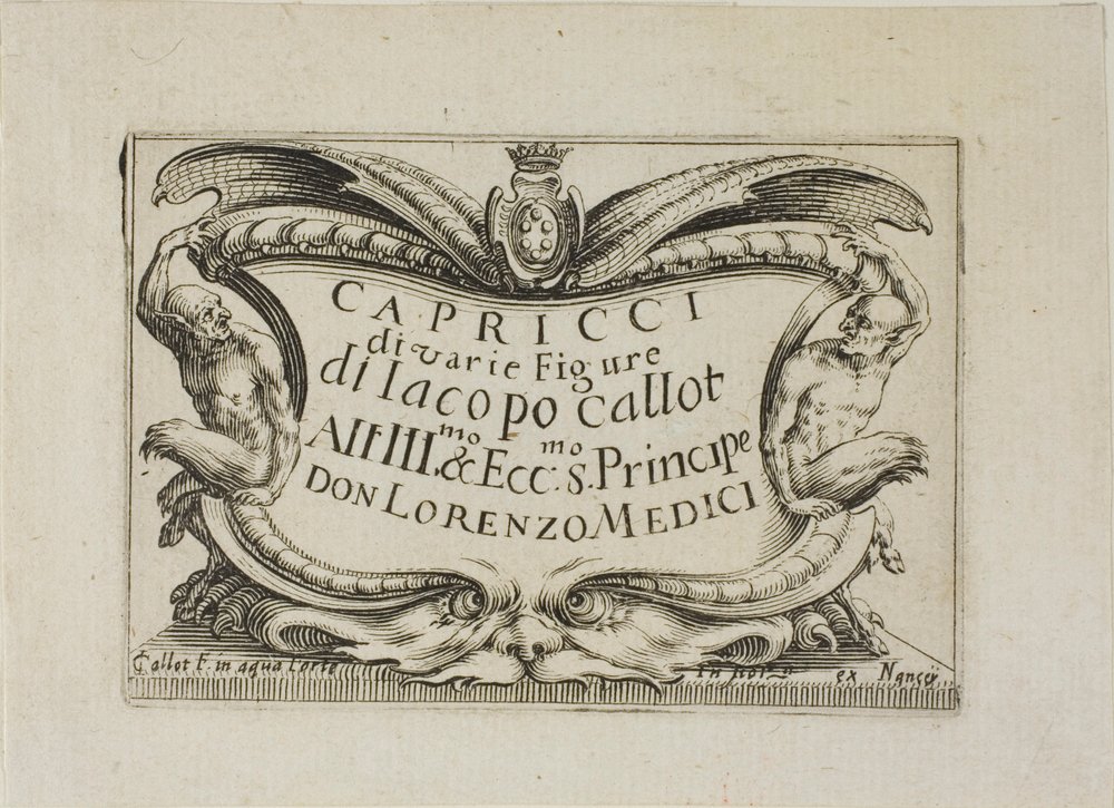 Frontispiece, from Capricci di varie figure (The Caprices) - The Nancy Set
