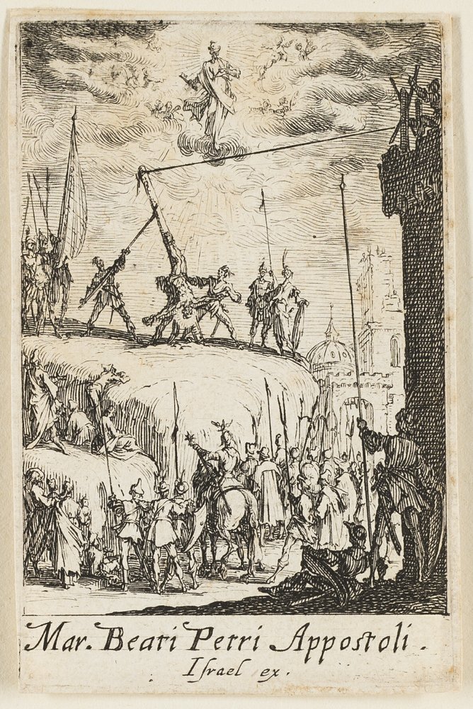 Martyrdom of Saint Peter, plate one from The Martyrdoms of the Apostles