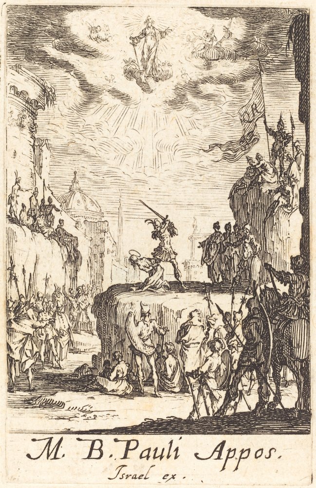 The Martyrdom of Saint Paul by Jacques Callot