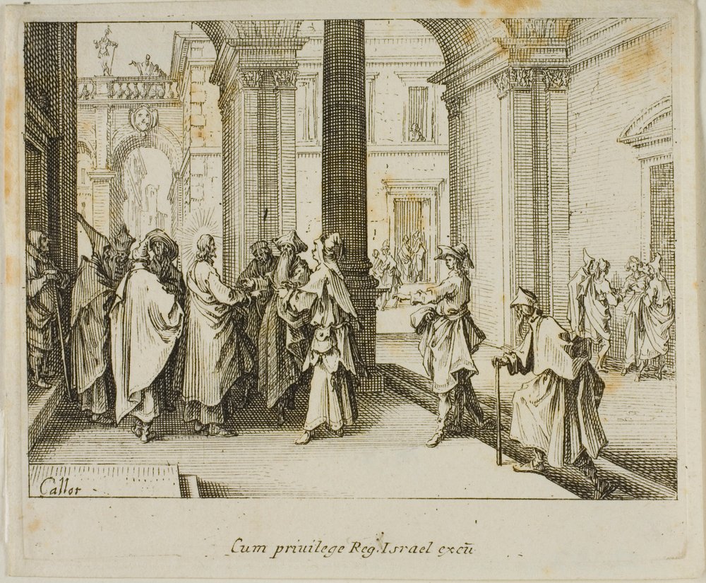 The Tribute to Caesar, from The New Testament