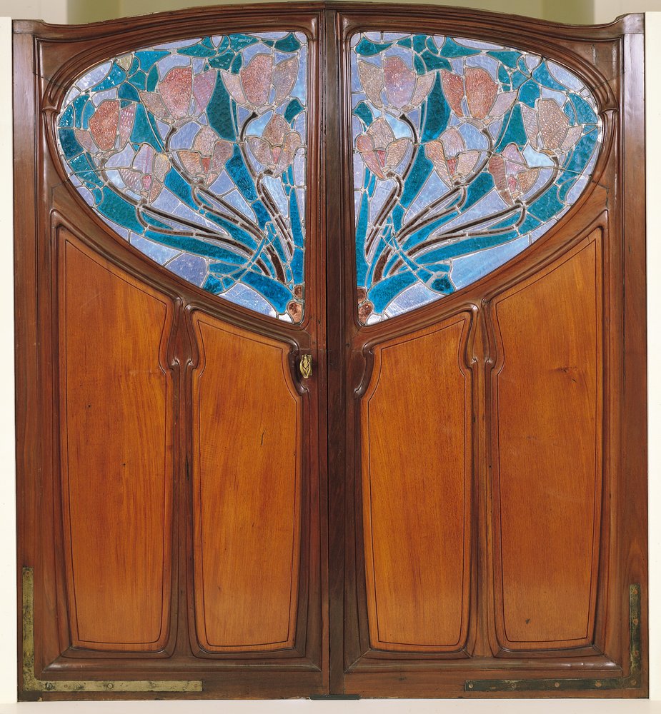 Double Door, Designed by Jacques Gruber, Emile Andre, and Eugene Vallin for Vaxelaire et Cie