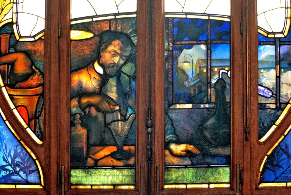 Nancy, Art Nouveau, Chamber of Commerce and Industry, Stained glass windows