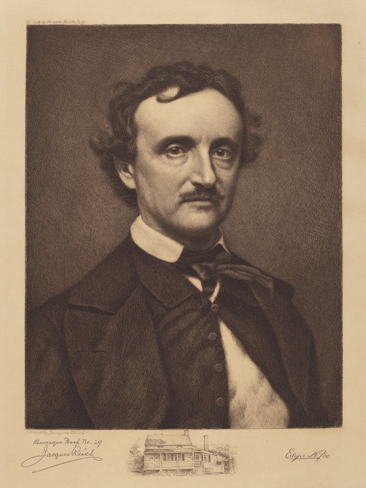 Edgar Allan Poe by Jacques Reich: Buy fine art print