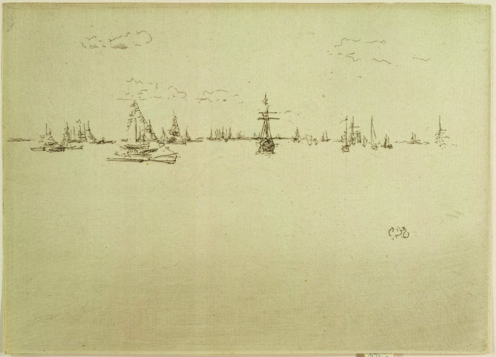 The Turret Ship, from a Set of Twelve Etchings Entitled 'The Naval Review'