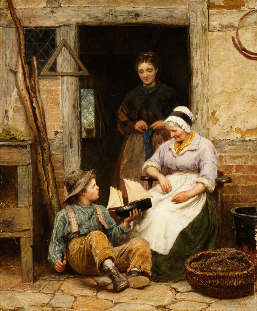 The Ship Model by James Clarke Waite: Buy fine art print