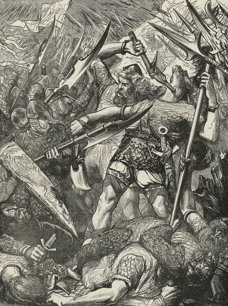 Death of Harold at the Battle of Hastings by James Cooper