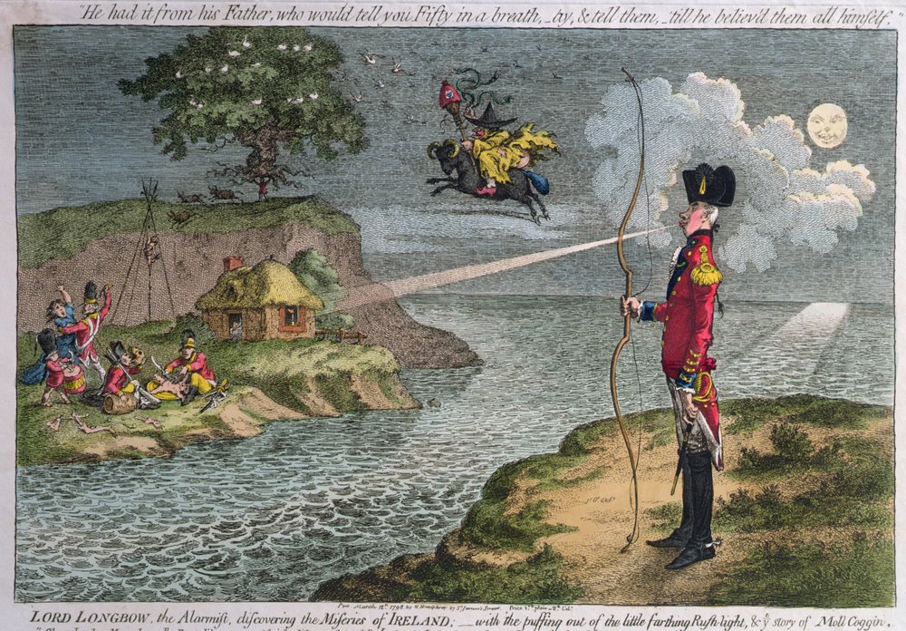 Lord Longbow the Alarmist, Discovering the Miseries of Ireland