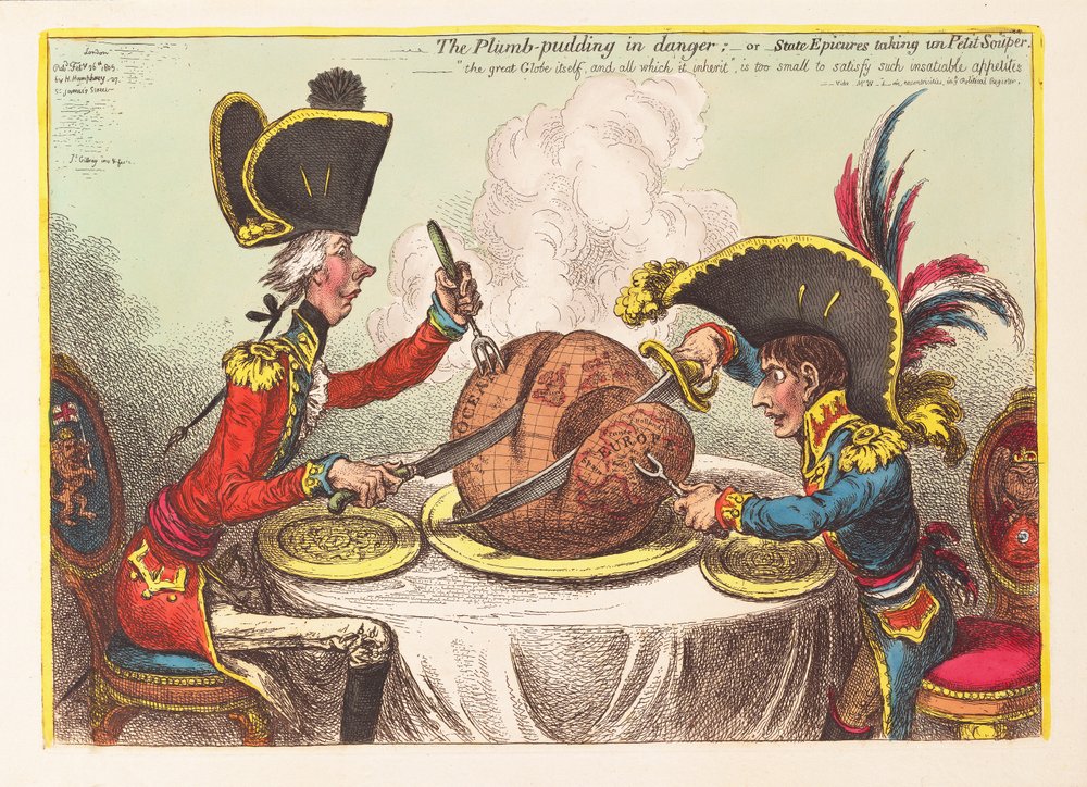 The Plum Pudding in danger or State Epicures taking un Petit Souper ...