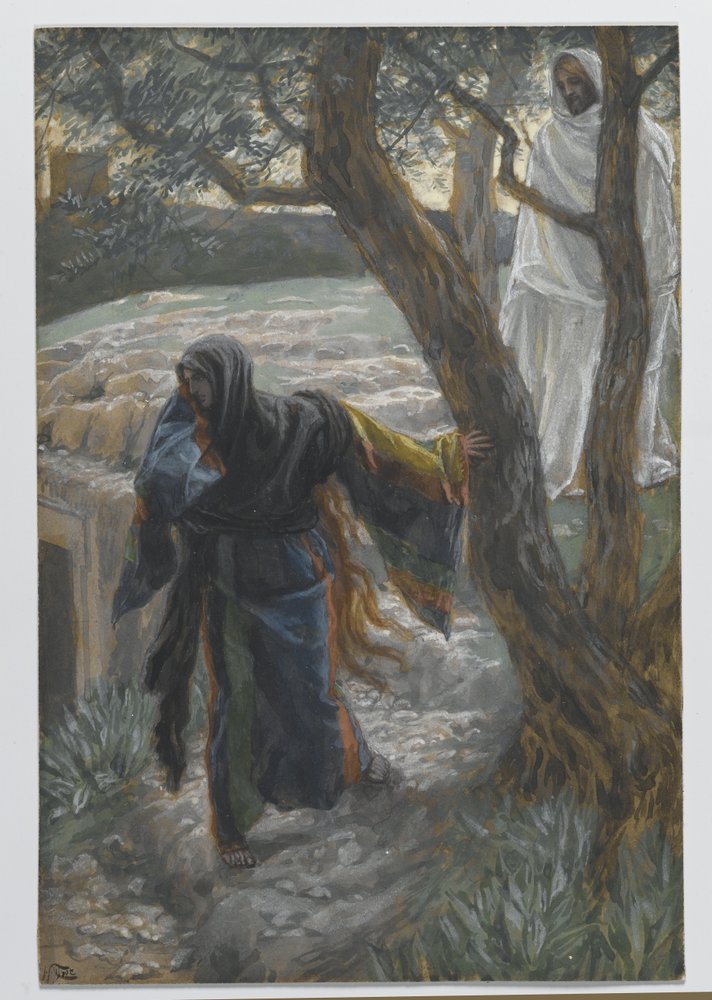 Jesus Appears to Mary Magdalene, illustration from The Life of Our Lord ...