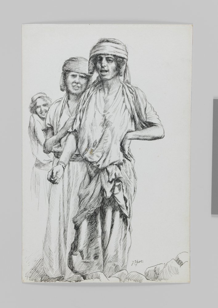 Women of Geba, Samaria, illustration from The Life of Our Lord Jesus Christ