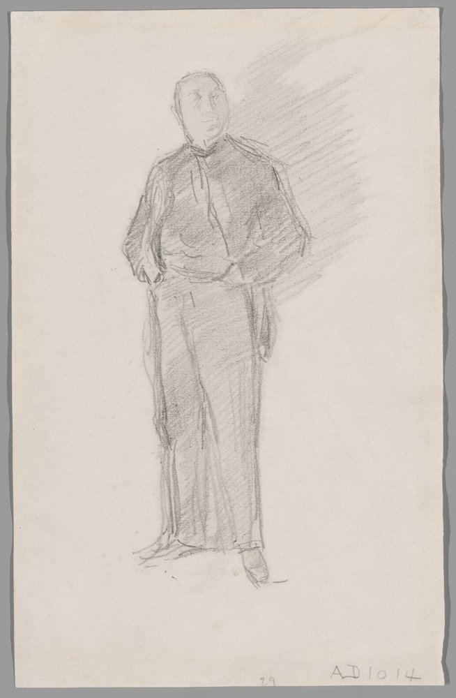 Study for Portrait of Thomas Way by James McNeill Whistler
