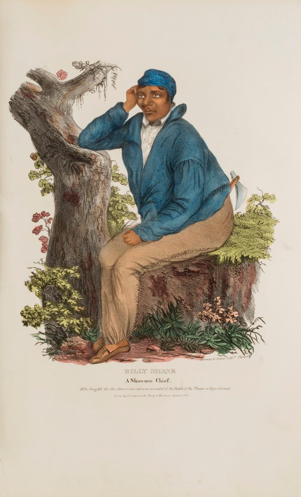 BILLY SHANE; A Shawnee Chief, from The Aboriginal Portfolio