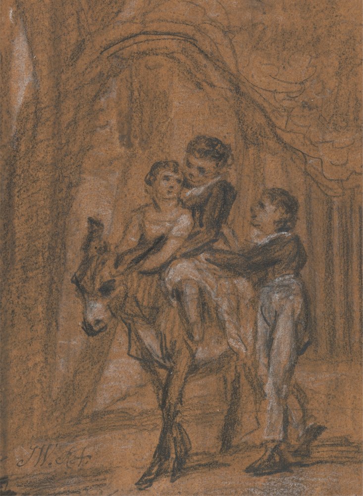 Study for the Oil Painting "The Children of Theophilus Levitt, Esquire"