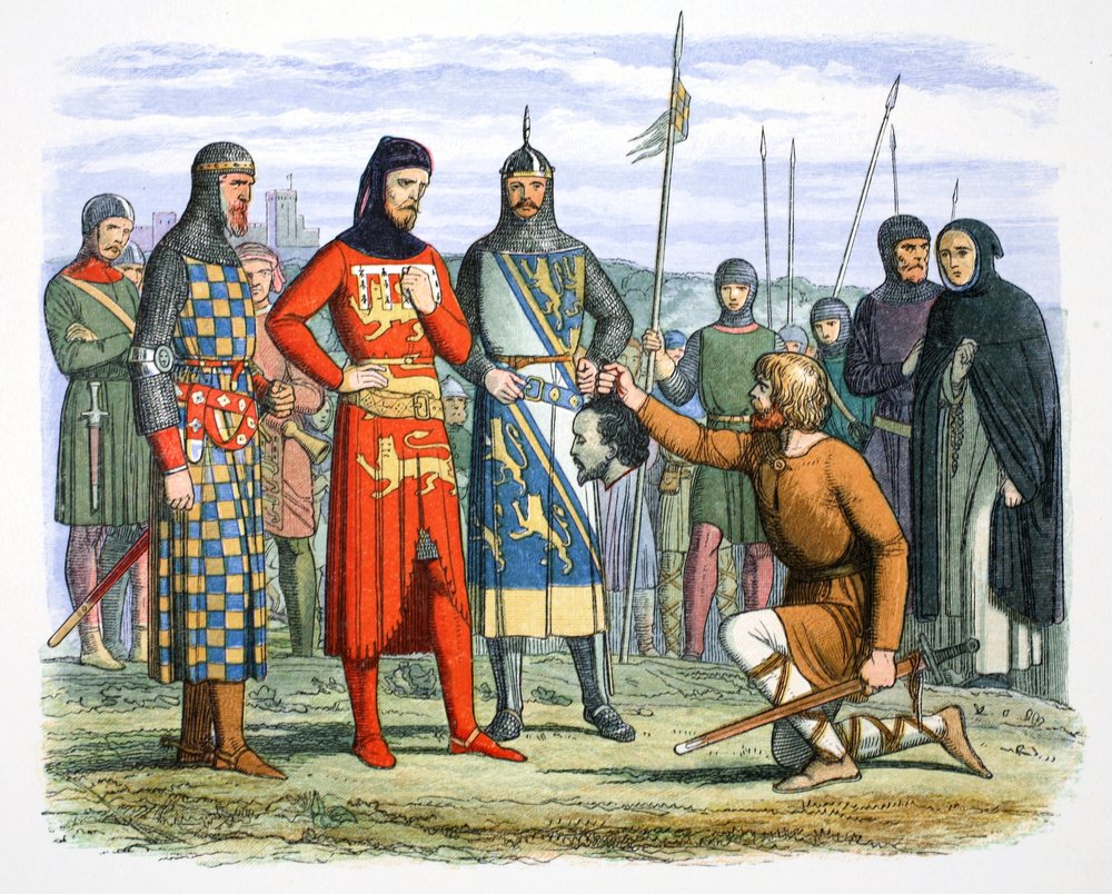 Piers Gaveston's Head Shown to the Earl of Lancaster, 1312