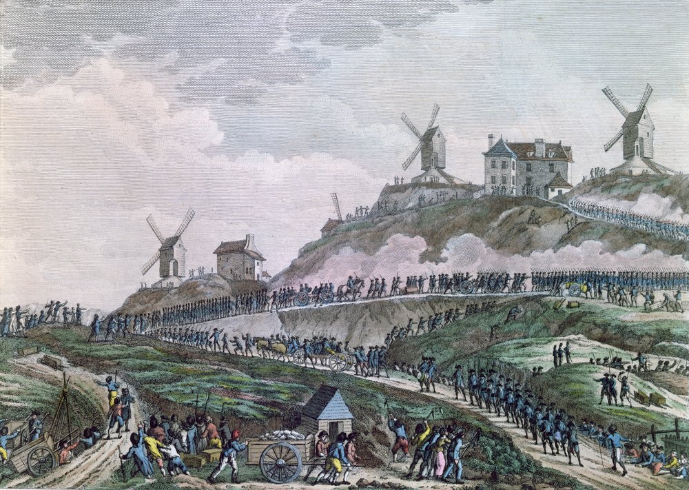 The People of Paris Dragging Cannons to Montmartre on 15 July 1789, 1796