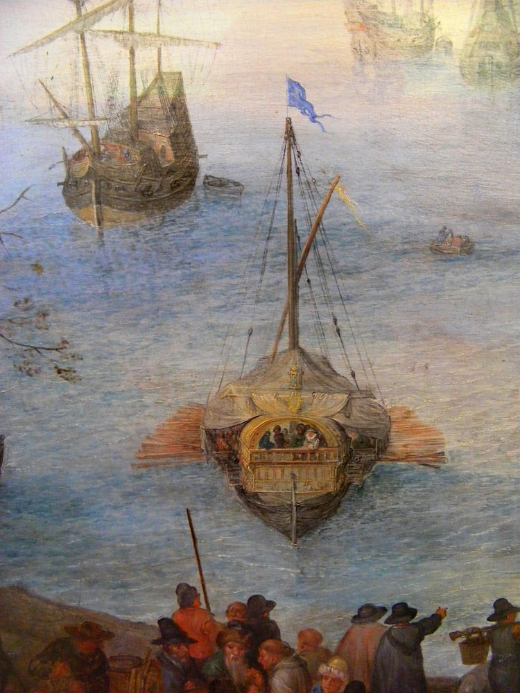 Large Fish Market by Jan Brueghel the Elder