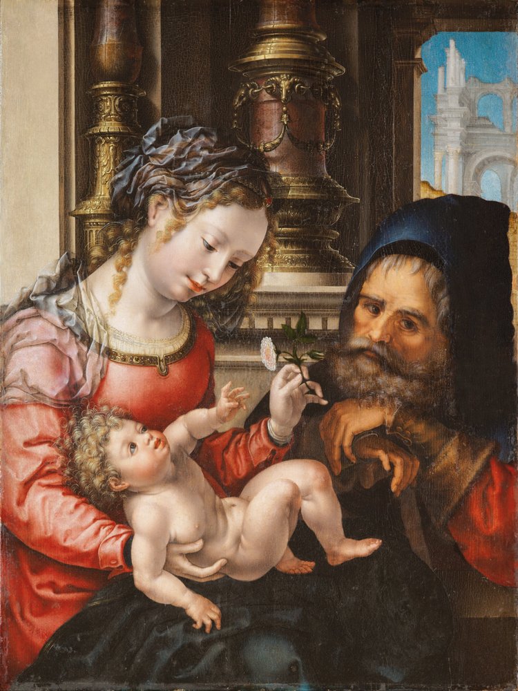 The Holy Family by Jan Gossaert: Buy fine art print