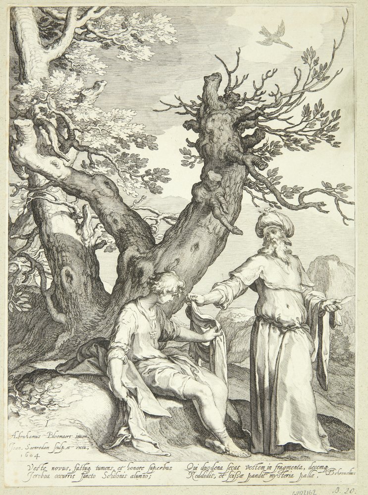 Ahijah Tears His Cloak into Twelve Pieces and Shows Ten to Jeroboam