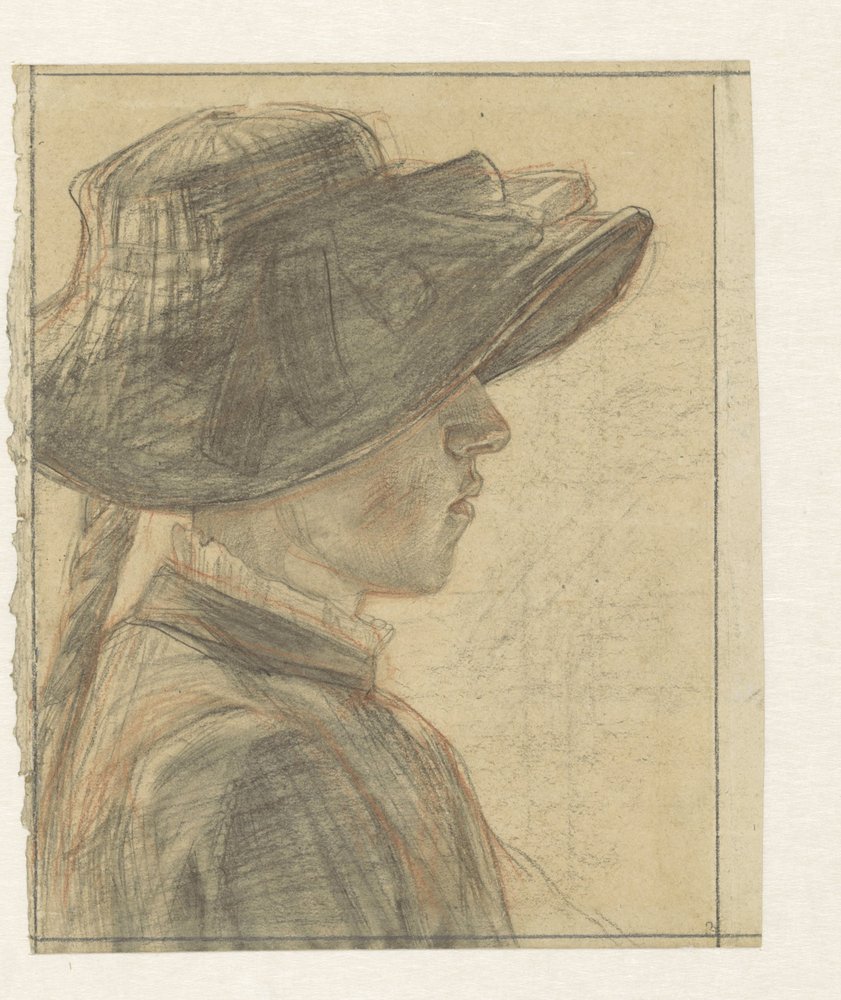 Portrait of Miss A.C.E. Veth, Sister of the Draughtsman