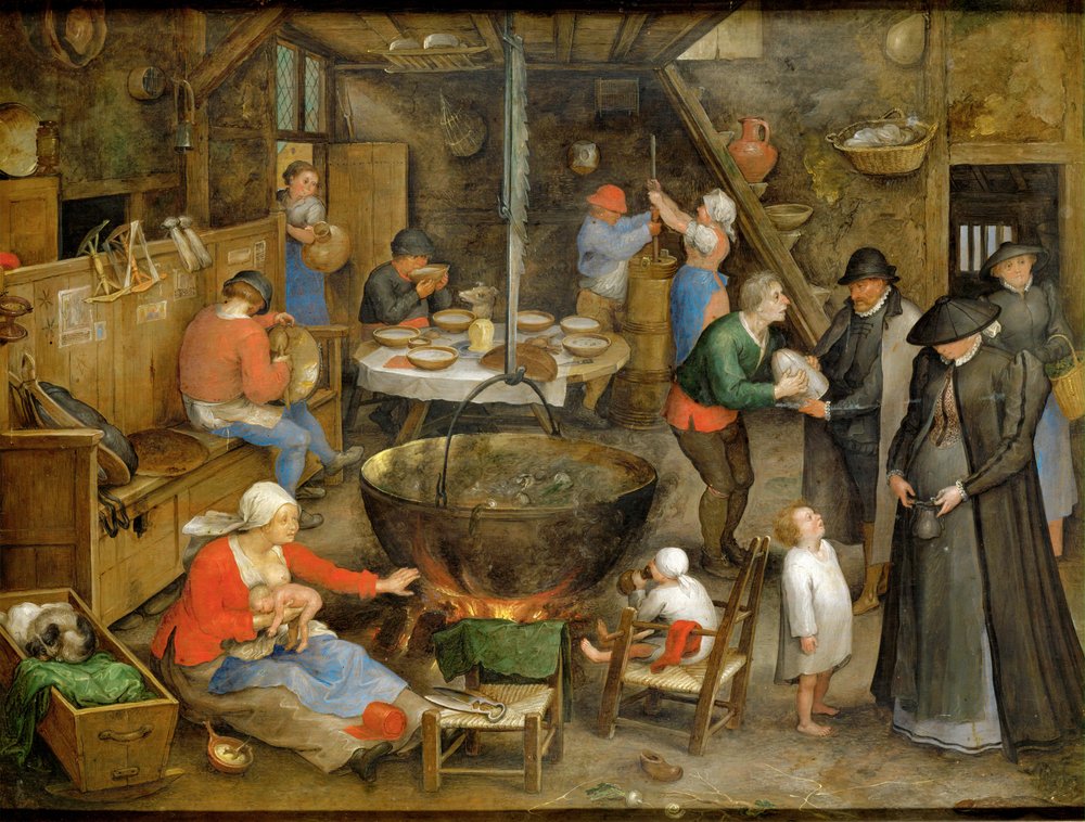 Noble Visitors in the Peasant's Living Room