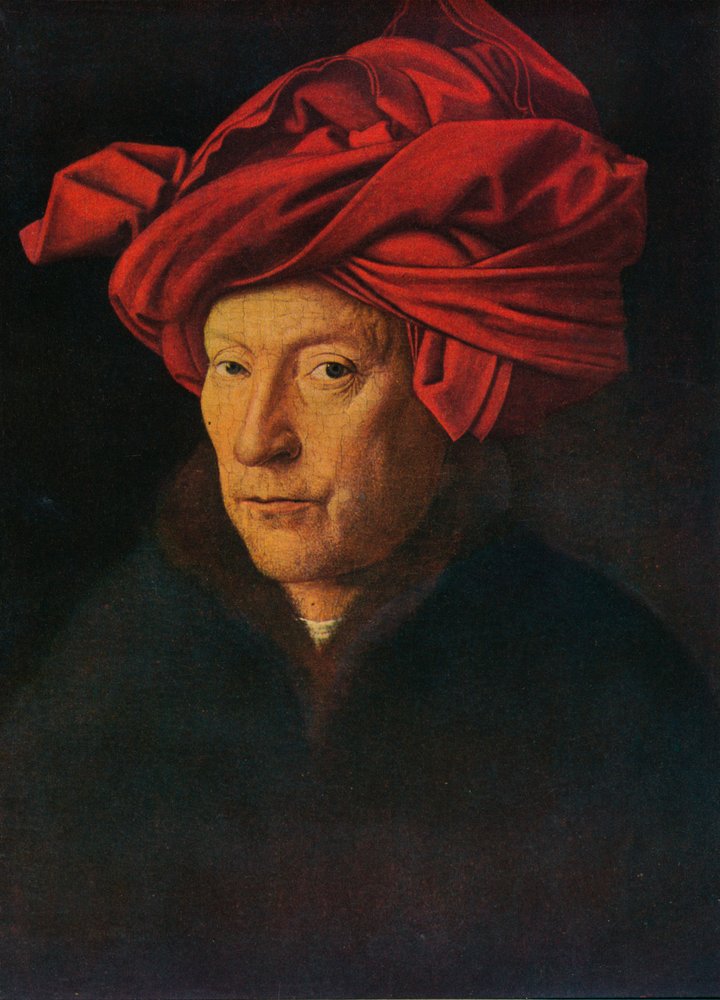 Portrait of a Man (Self Portrait) by Jan van Eyck