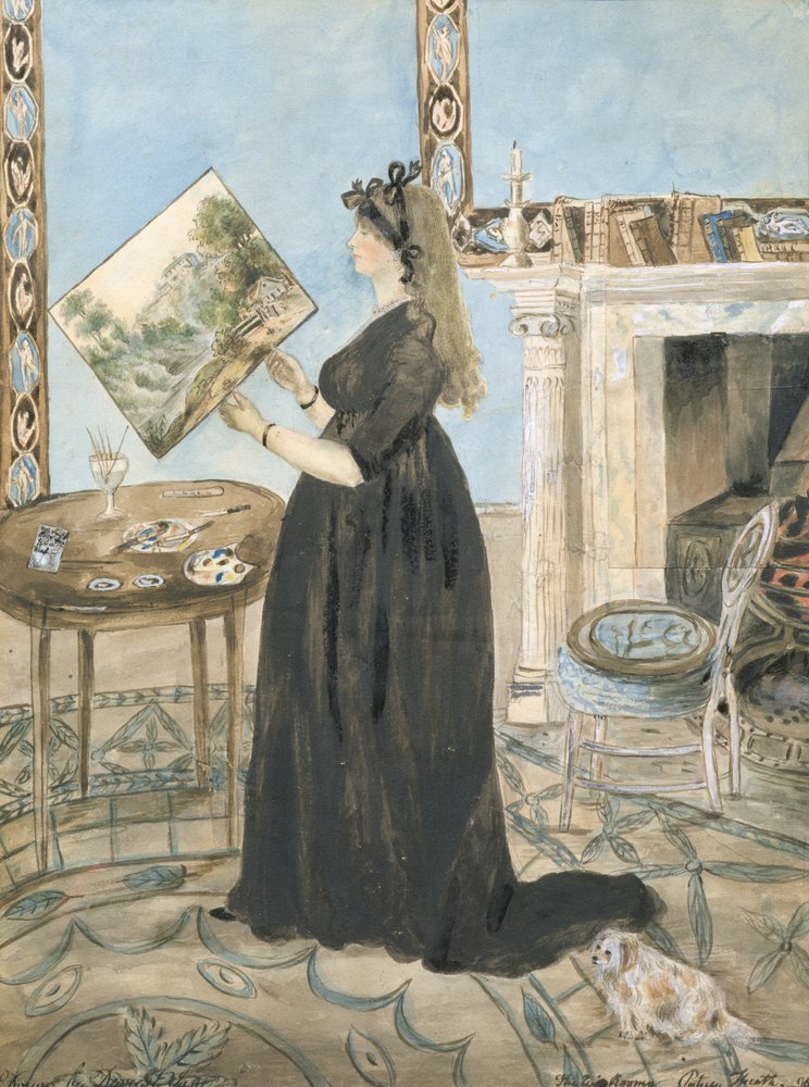 Portrait of Elizabeth Anne Fordyce in the Little Sitting Room at Putney ...