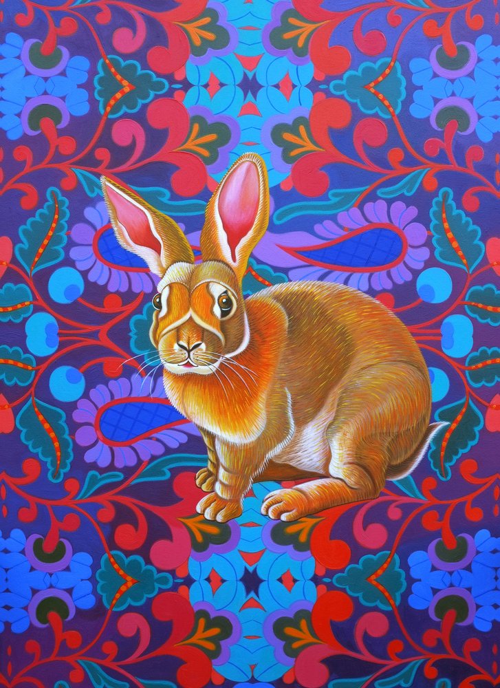 Rabbit by Jane Tattersfield: High-quality fine art print