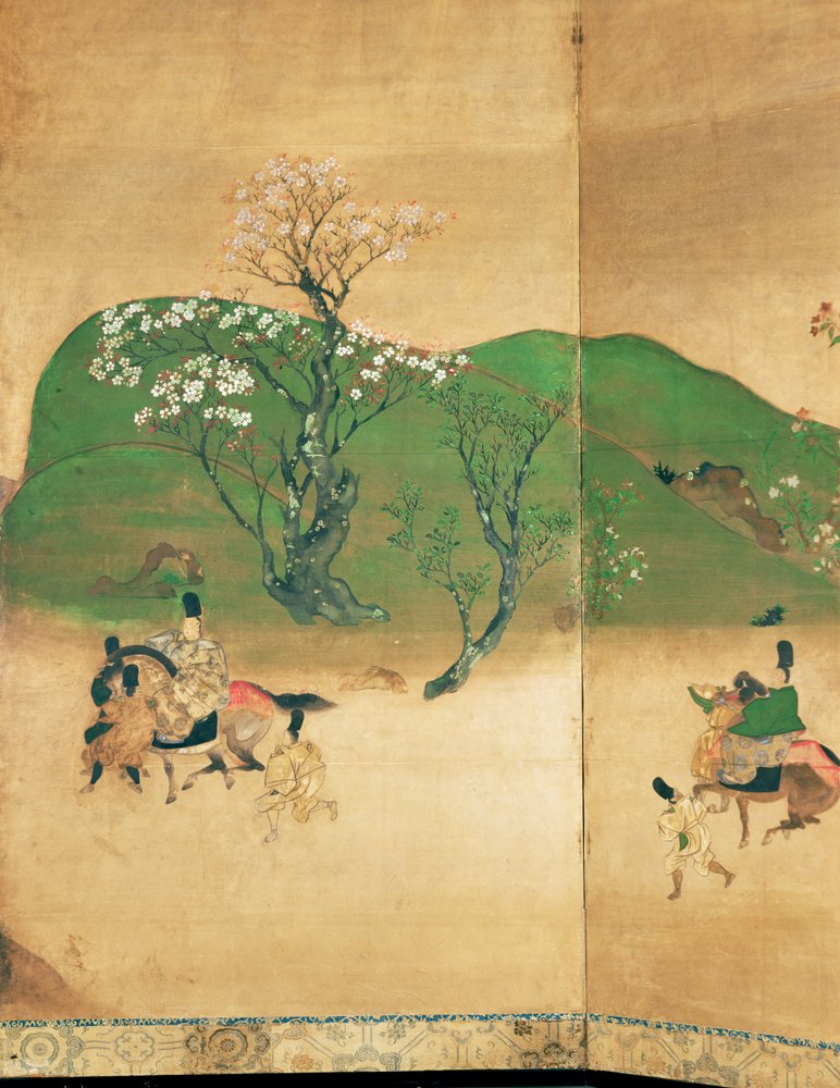 Shogun Touring in Spring by Japanese School