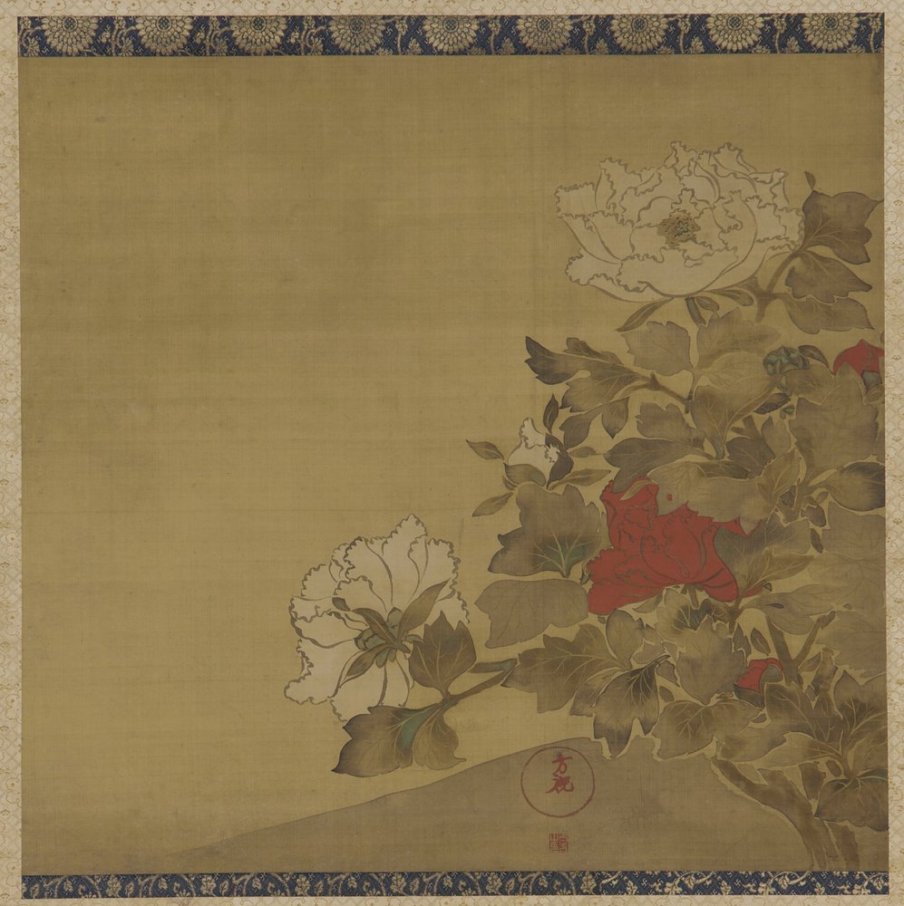 Peonies, Edo period by Japanese School: Buy fine art print