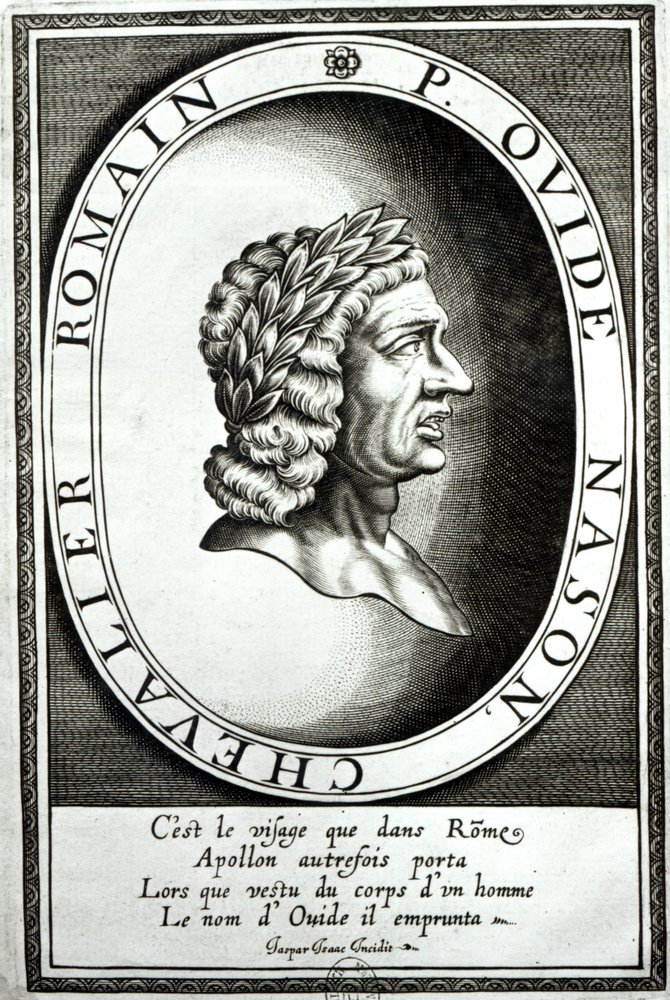 Portrait of Ovid (Publius Ovidius Naso) (43BC-17AD)