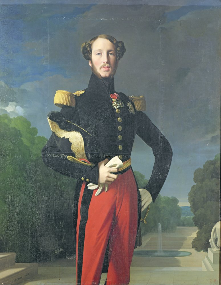 Ferdinand-Philippe (1810-42) Duke of Orleans in the Park at Saint-Cloud