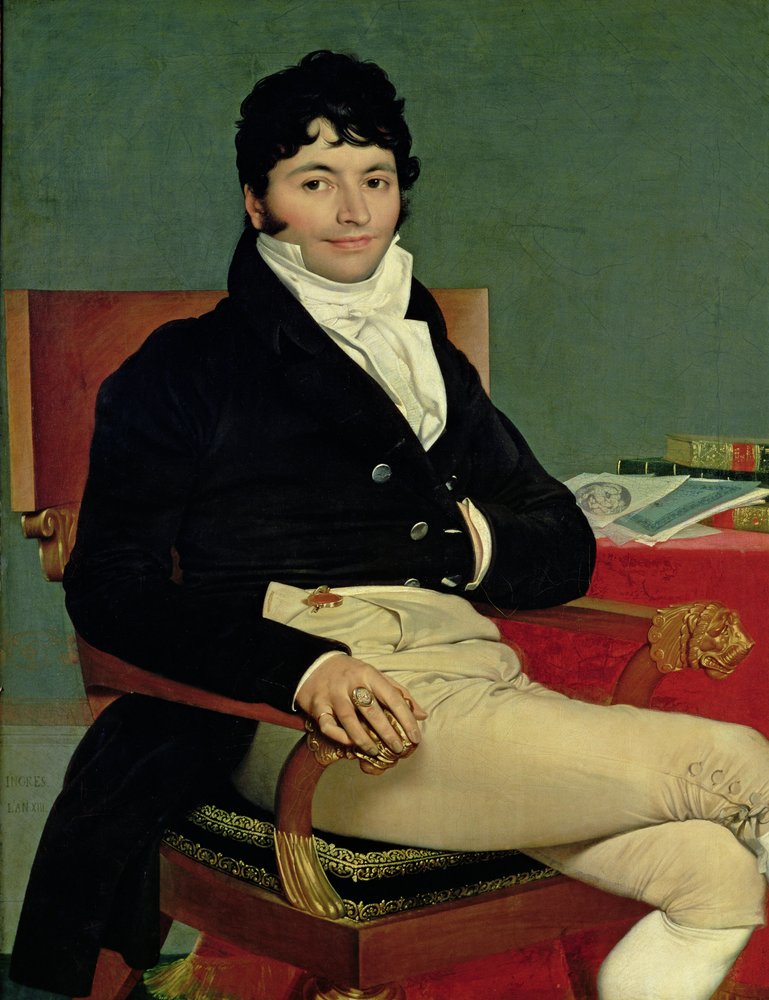 Philibert Riviere by Jean Auguste Dominique Ingres