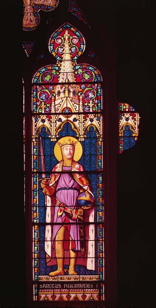 Window Depicting Ferdinand d'Orleans as St. Ferdinand