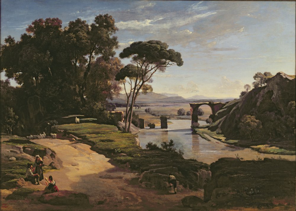 The Bridge at Narni by Jean-Baptiste-Camille Corot