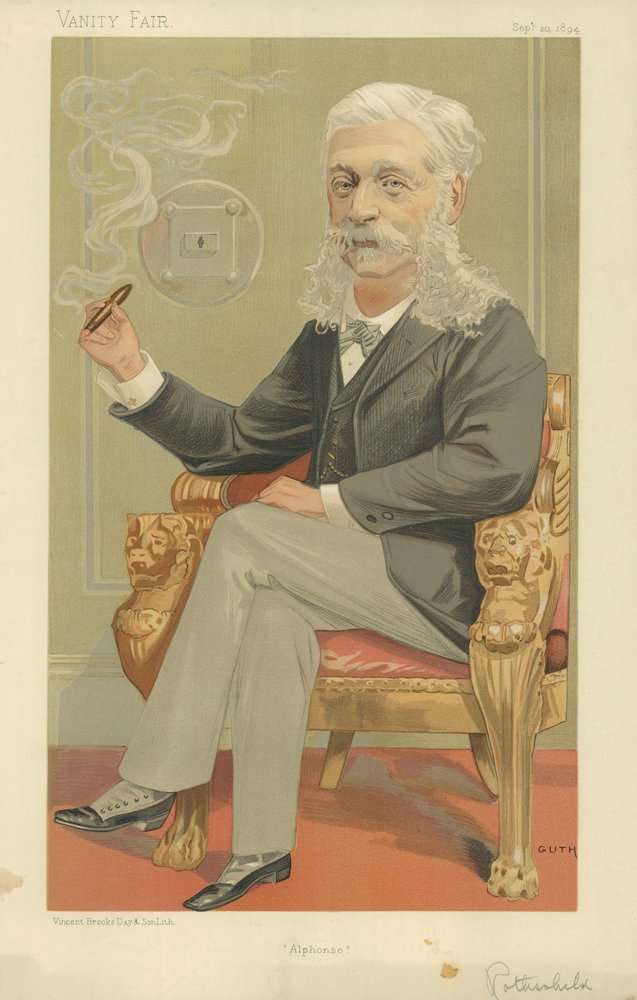 The Baron Alphonse de Rothschild by Jean Baptiste Guth