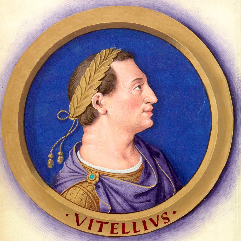 Description of the Twelve Caesars with Their Figures 9-Vitellius