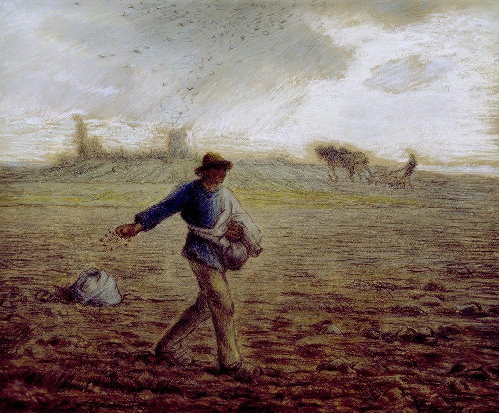 The Sower, c.1865 by Jean-Francois Millet: Fine art print