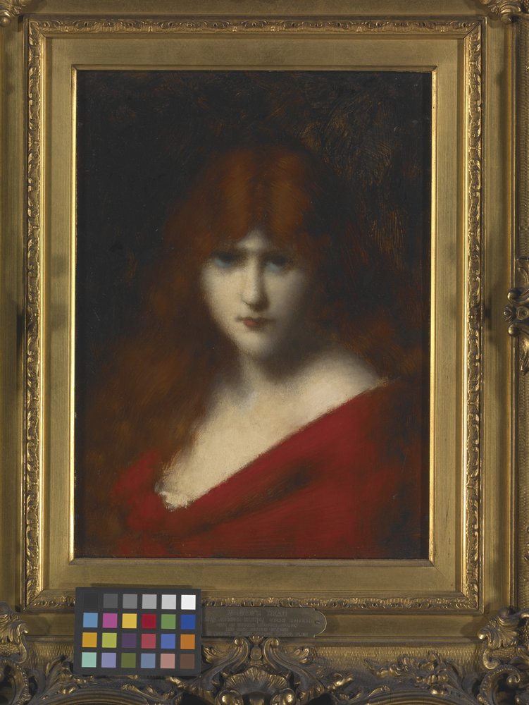 Woman's Head by Jean Jacques Henner: Buy fine art print