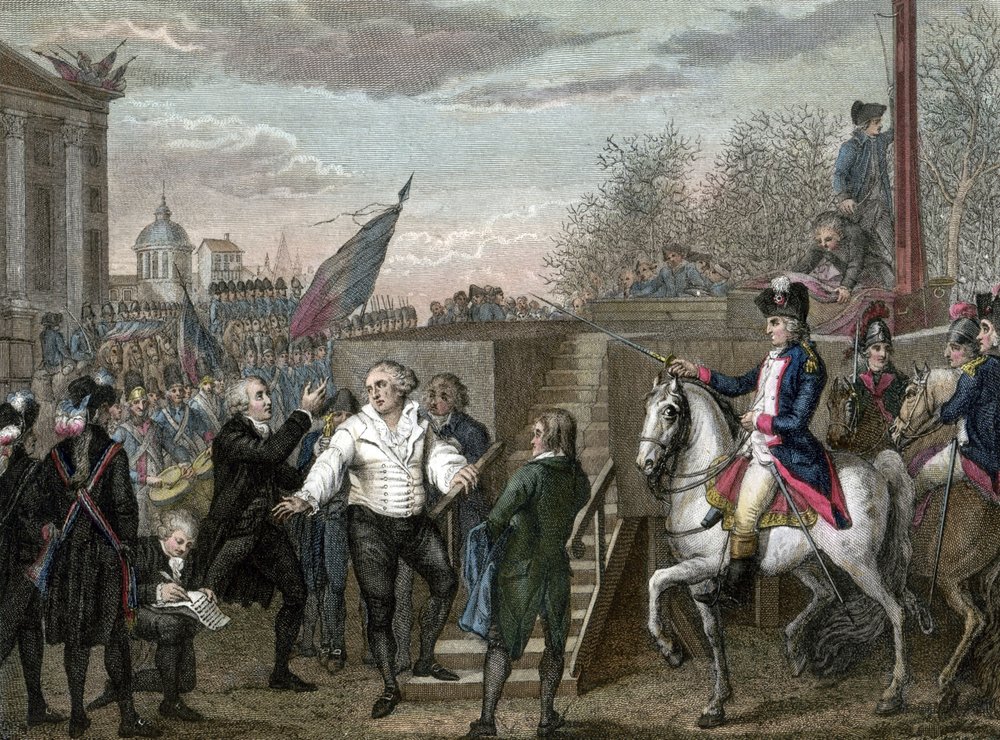 French Revolution: Death of Louis XVI Guillotined in Paris