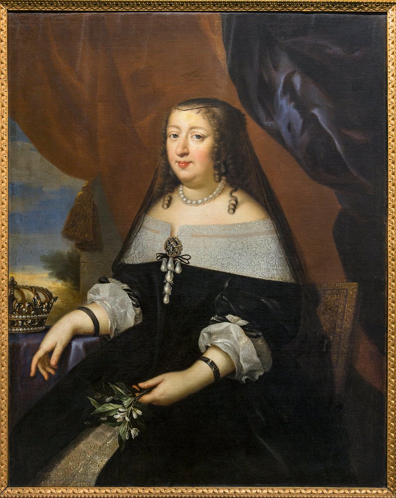 Portrait of Anne of Austria by Jean Nocret: Fine art print