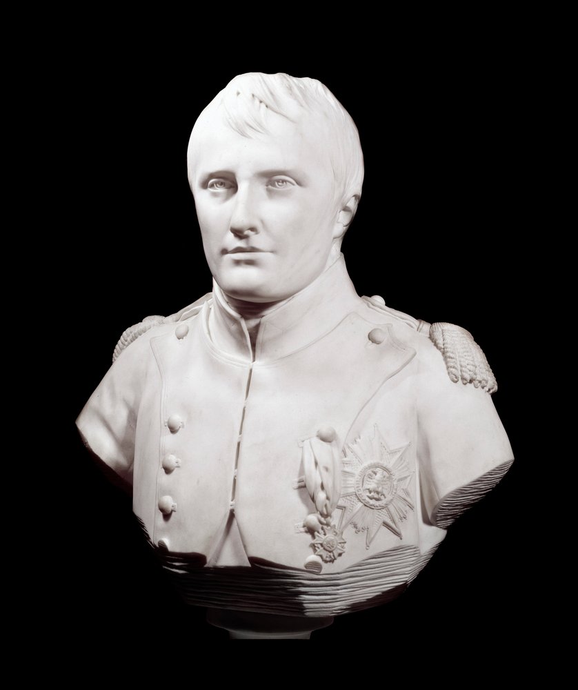 Bust of Emperor Napoleon I by Jean-Antoine Houdon