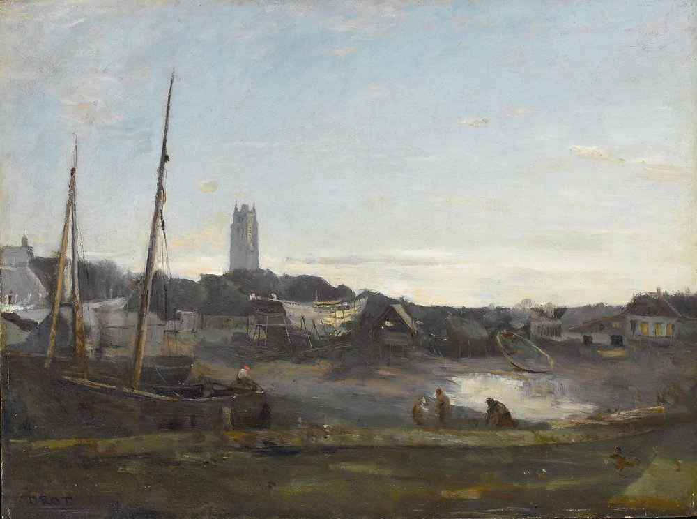 Dunkirk, c.1857 by Jean-Baptiste-Camille Corot
