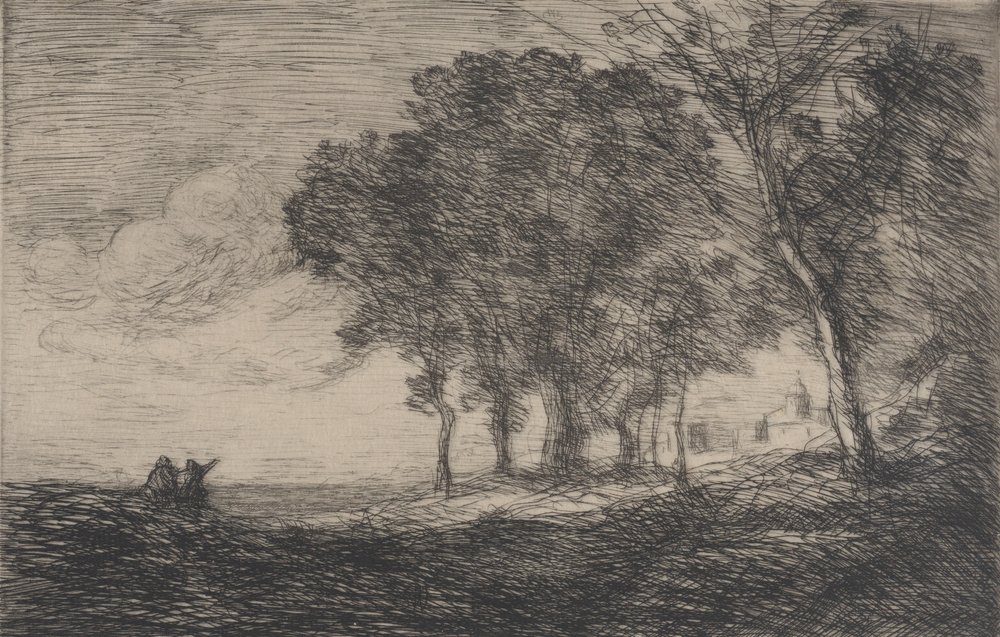 Italian Landscape, ca. 1865 by Jean Baptiste Camille Corot