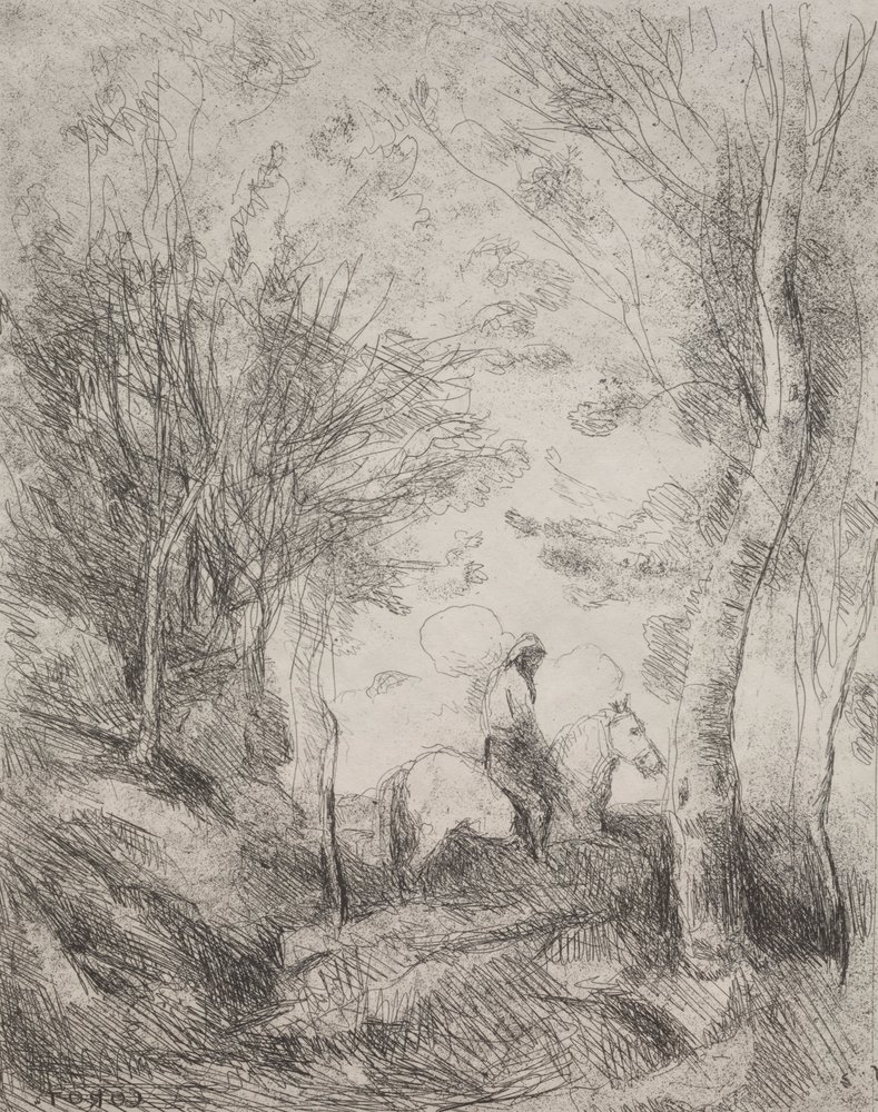 The Great Cavalier in the Wood (original impression 1854, printed in 1921)