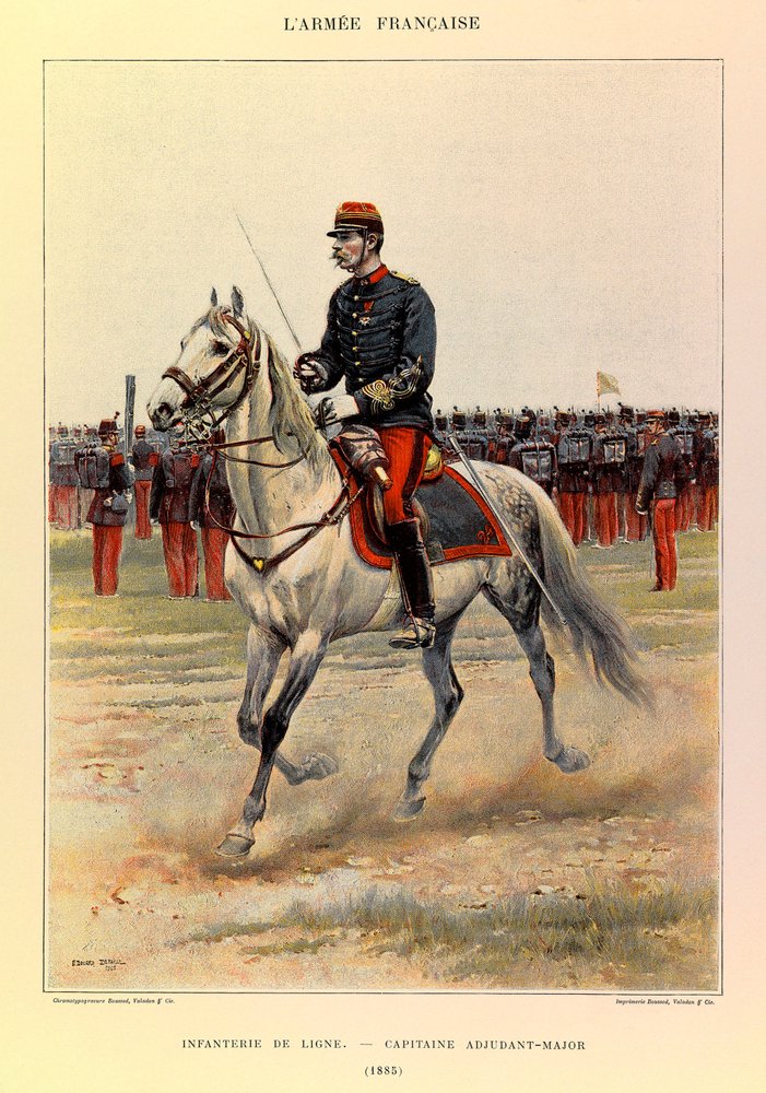 Types and Uniforms of the French Army by Captain Jules Richard ...