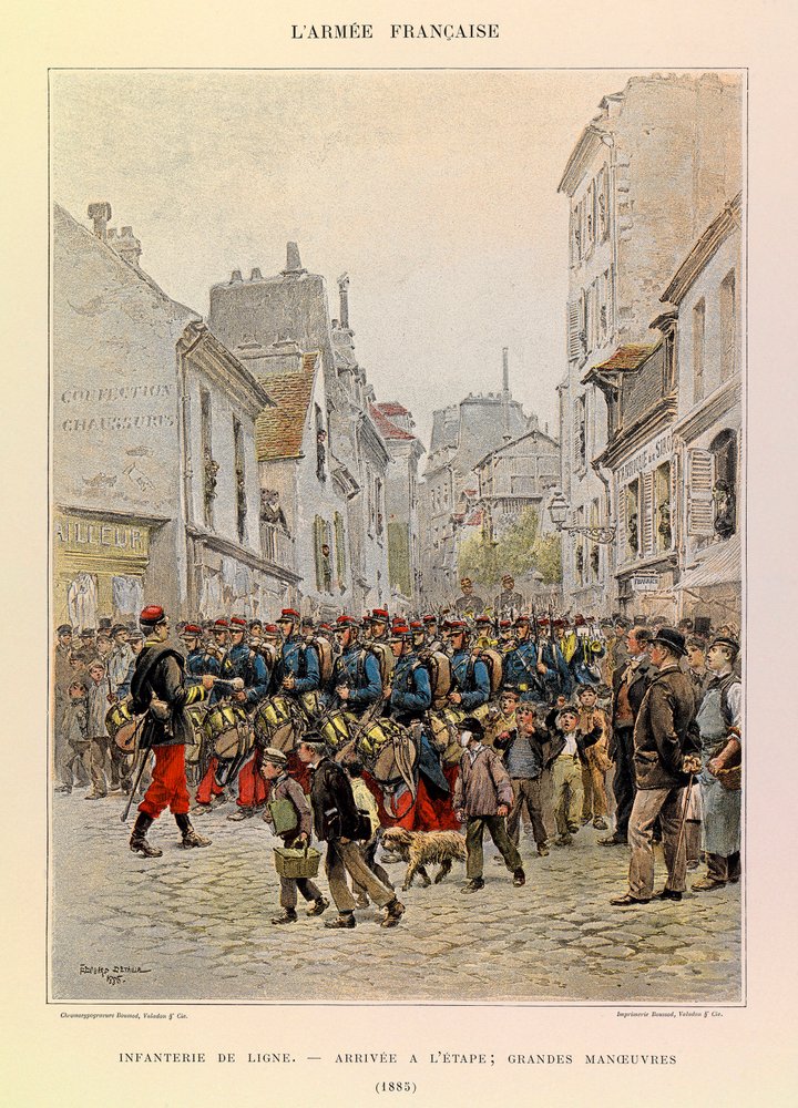 Types and Uniforms of the French Army by Captain Jules Richard ...