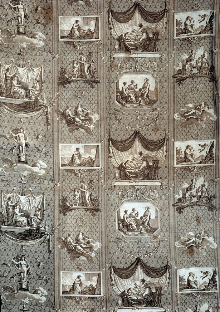 Tapestry Representing Psyche and Cupid. From a Drawing by Jean-Baptiste ...